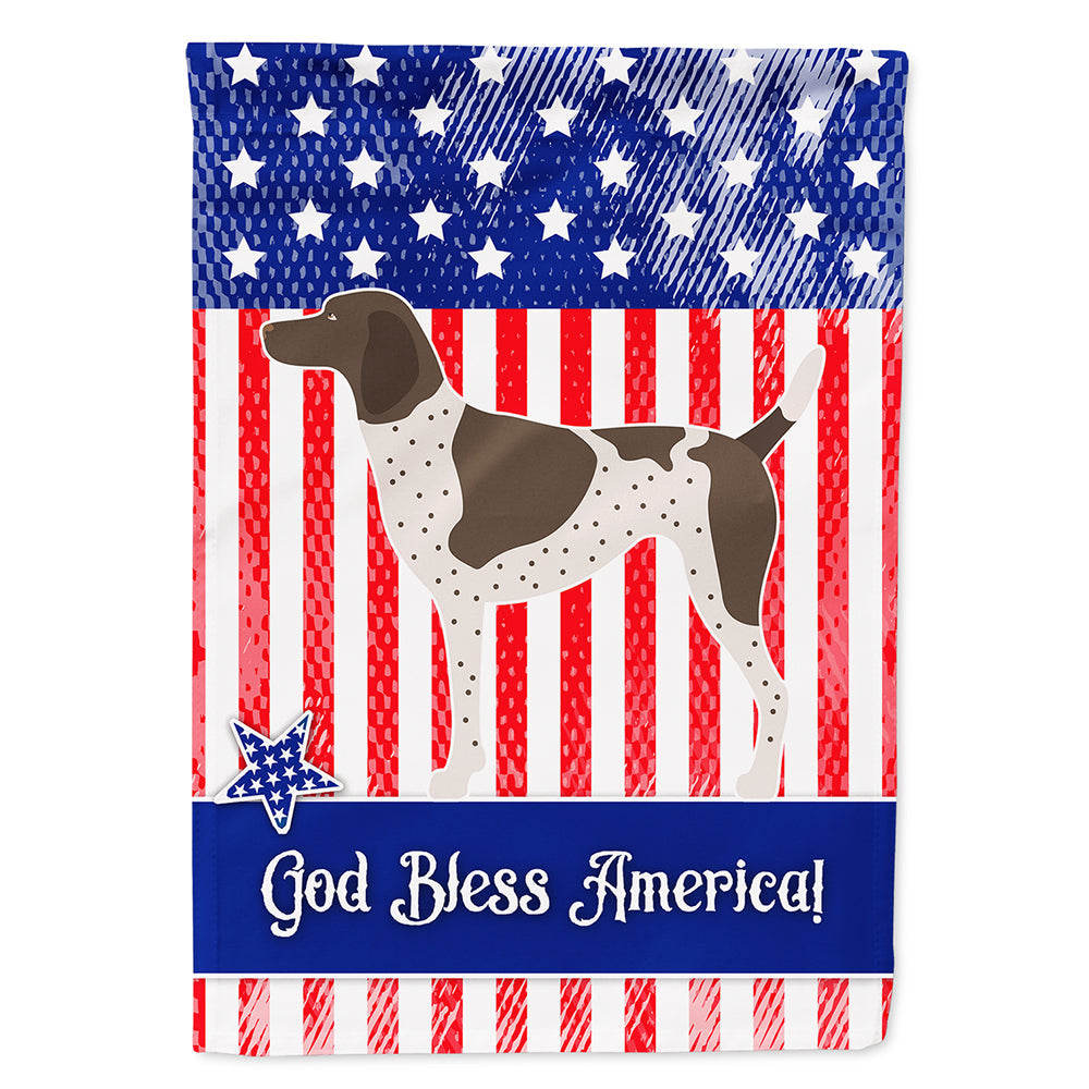 German Shorthaired Pointer American Flag Canvas House Size BB8364CHF