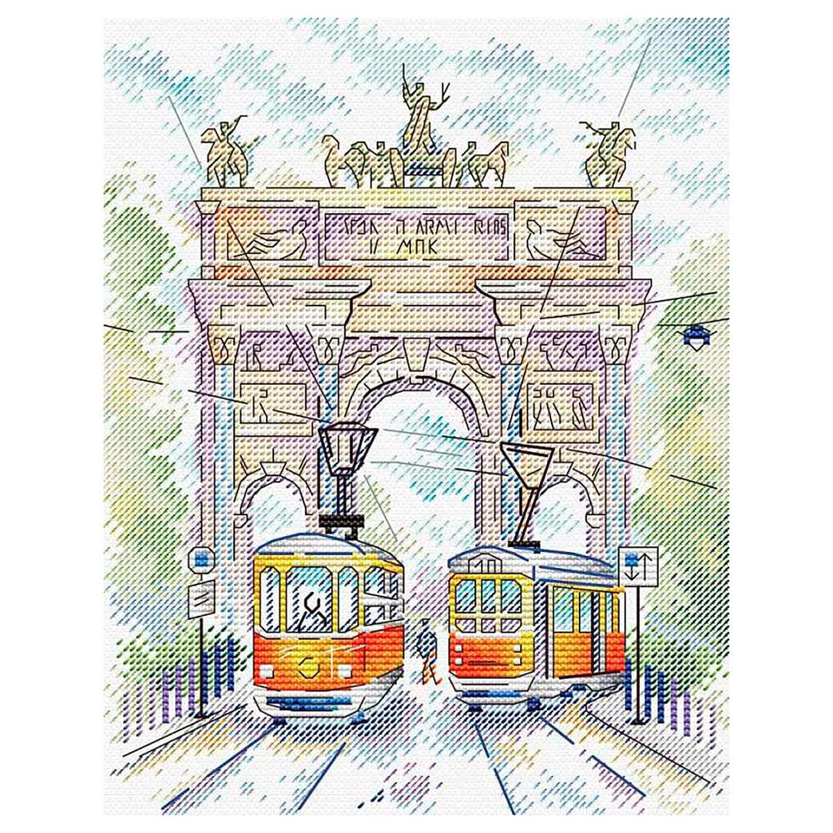 Victory Arch M-520 / SM-520 Counted Cross Stitch Kit