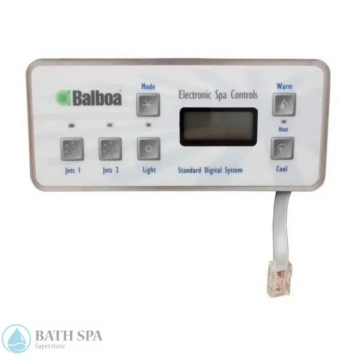 Balboa VL701S Serial Standard Digital Spa Topside Panel [2 Pumps, No B