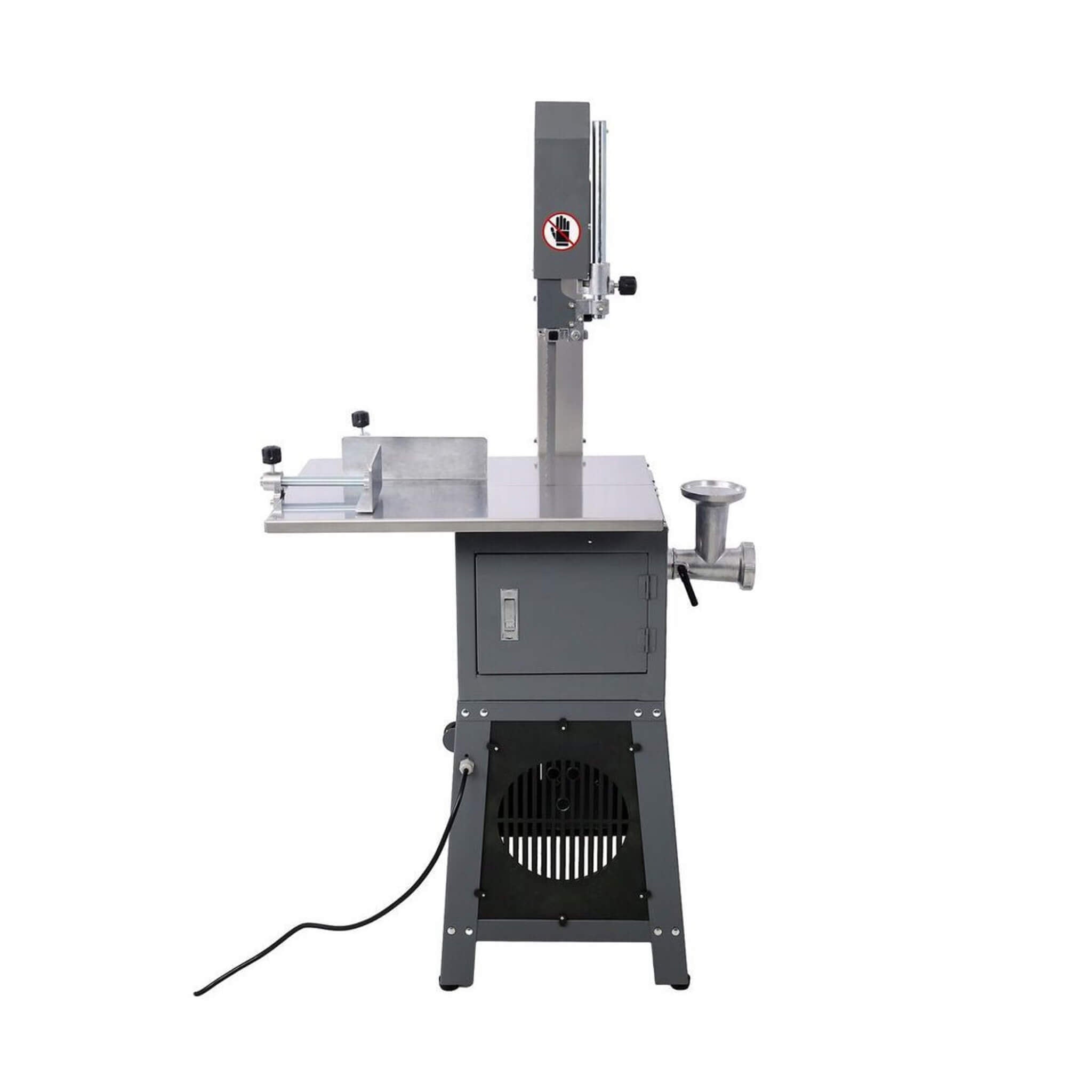 550W Heavy-Duty Standing Bone Meat Cutting Band Saw Machine, 58-Inch