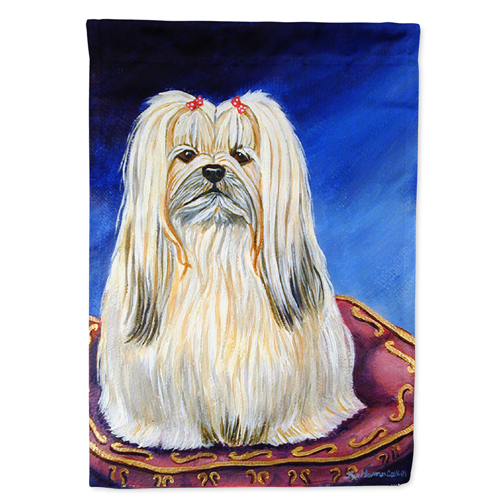 Lhasa Apso Flag Canvas House Size