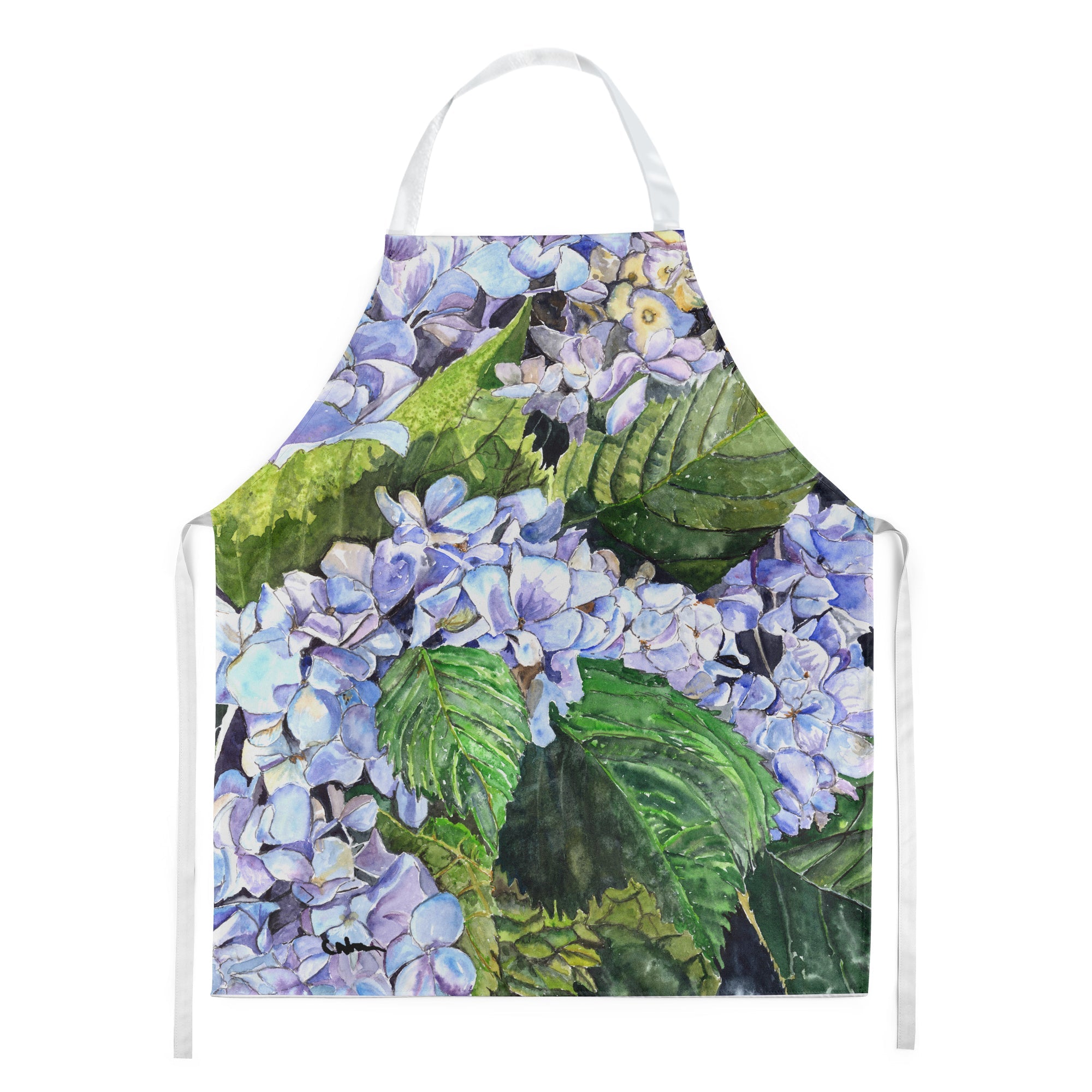 Hydrangea Apron – Artist-Designed Kitchen, BBQ & Craft Apron