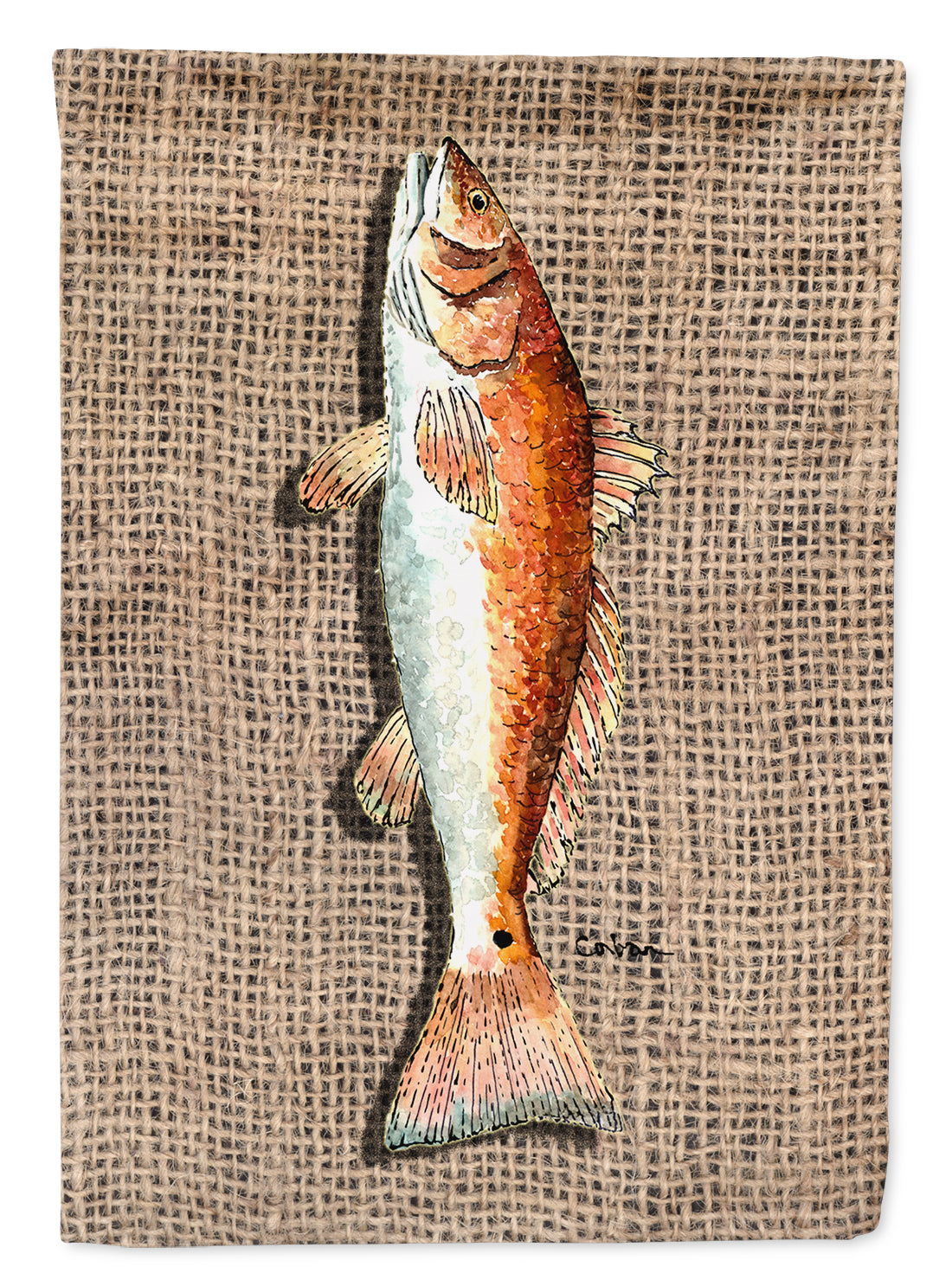 Fish Red Fish Garden Flag – Decorative Outdoor Yard Flag