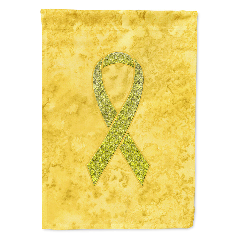 Yellow Ribbon for Sarcoma, Bone or Bladder Cancer Awareness Flag Canva