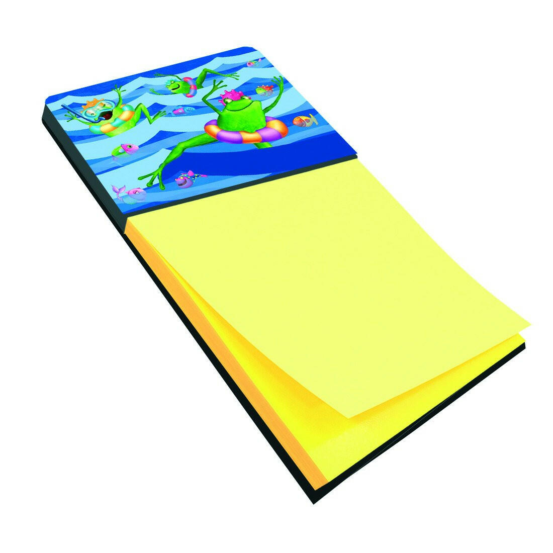 Frogs Swimming Sticky Note Holder APH0089SN- Refiilable Desk Accessory