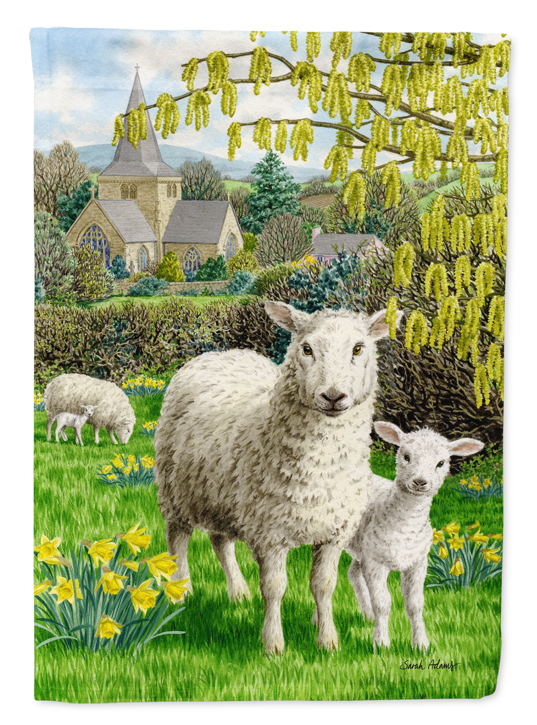 Sheep Garden Flag – Decorative Outdoor Yard Flag ASA2024GF