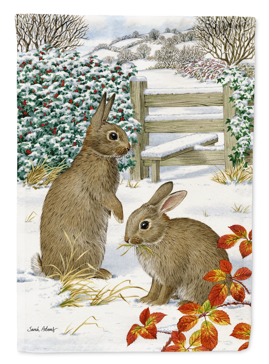 Rabbits Flag Canvas House Size ASA2034CHF