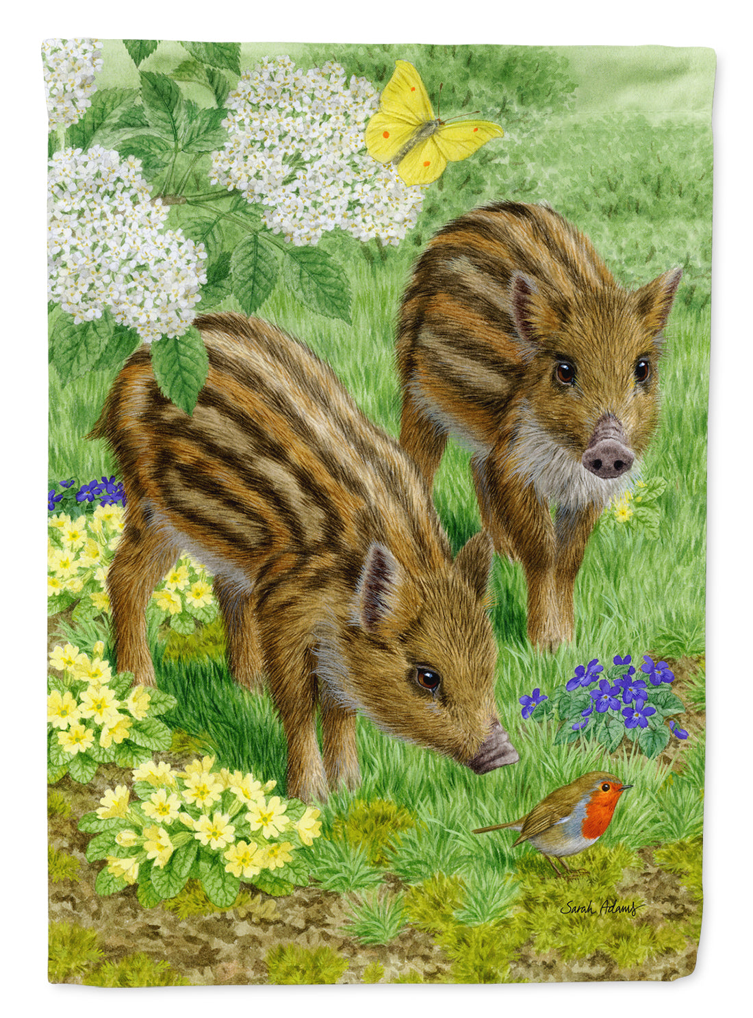 Wild Boar Garden Flag – Decorative Outdoor Yard Flag ASA2124GF