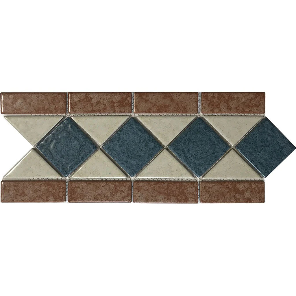 Aquatica Ocean Sand Porcelain Pool Tile 6"x13" - Listello Collection