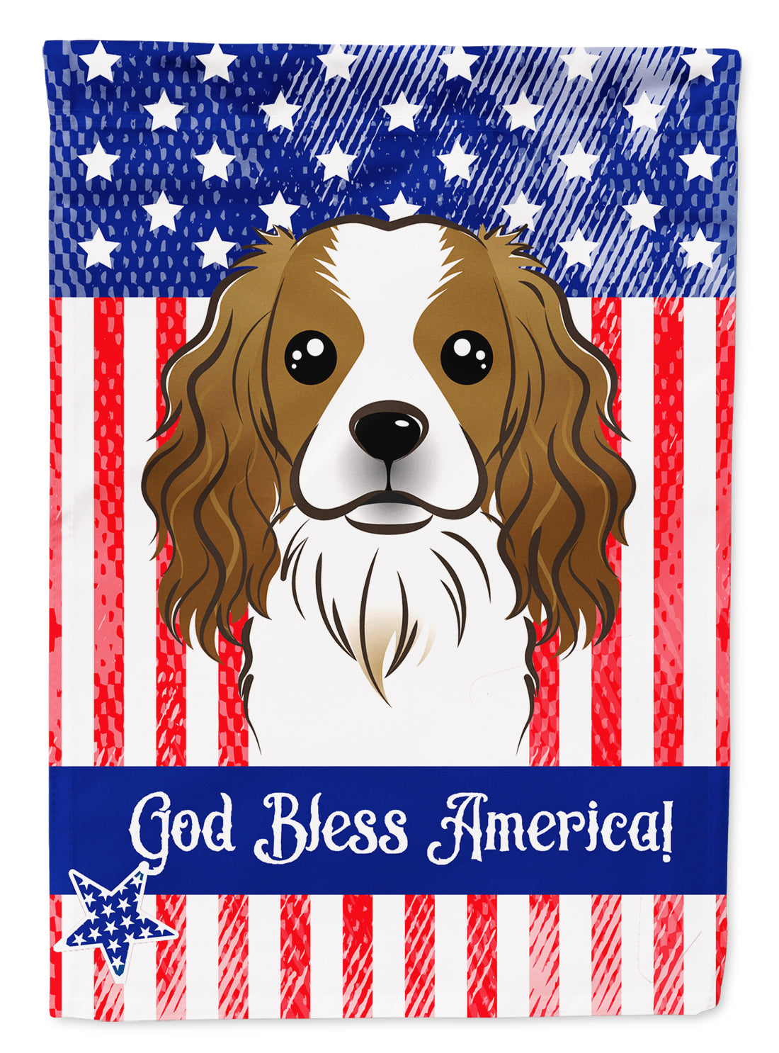 Cavalier Spaniel Garden Flag – Decorative Outdoor Yard Flag BB2154GF