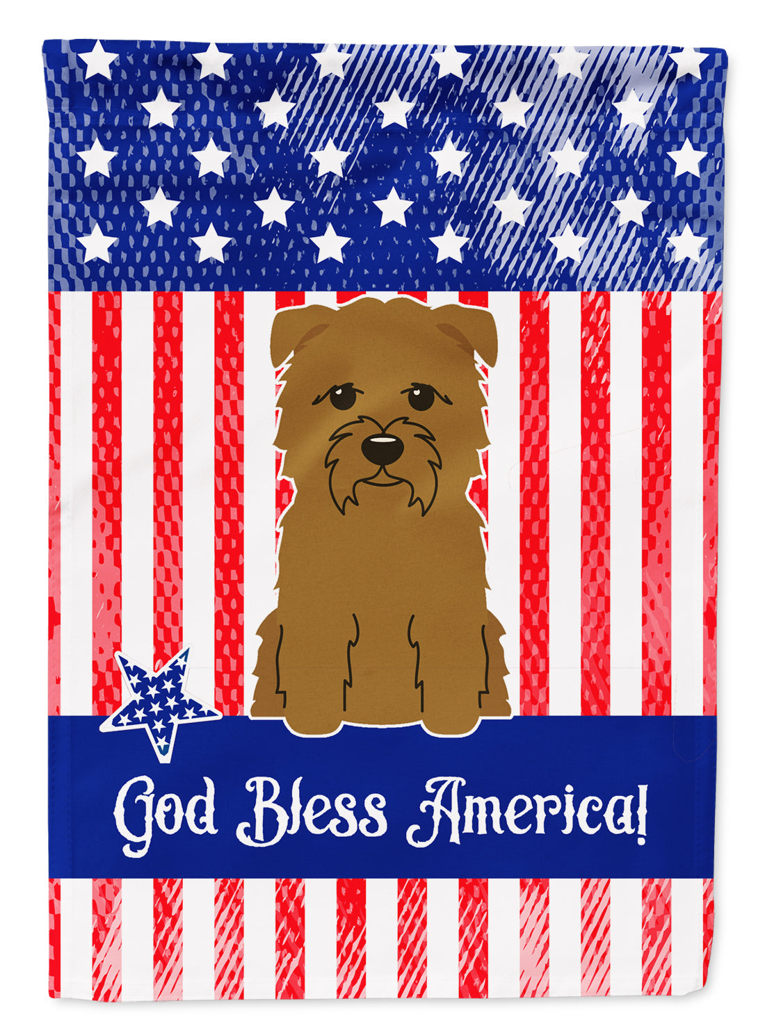 Patriotic USA Glen of Imal Tan Garden Flag - Outdoor Decorative Yard F