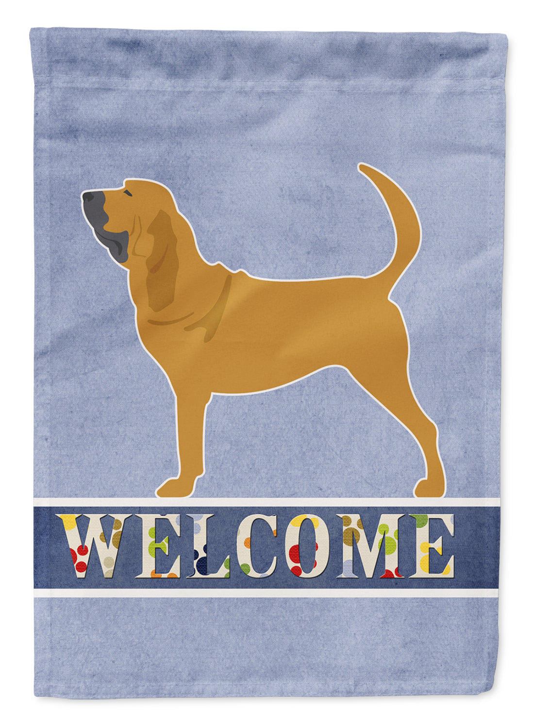 Bloodhound Welcome Garden Flag - Outdoor Decorative Yard Flag BB5488GF