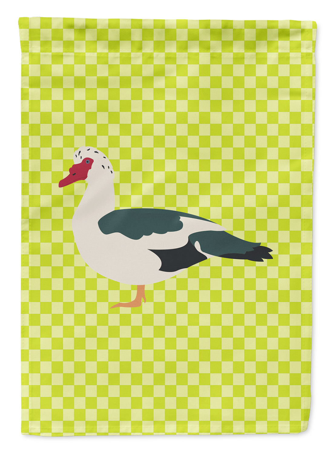 Muscovy Duck Green Garden Flag - Outdoor Decorative Yard Flag