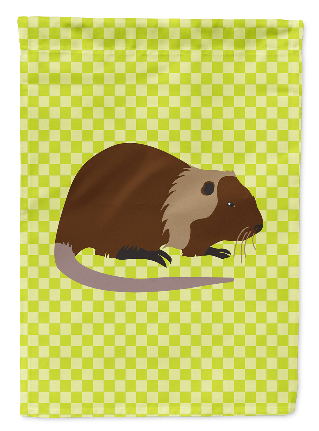 Coypu Nutria River Rat Green Garden Flag - Outdoor Decorative Yard Fla