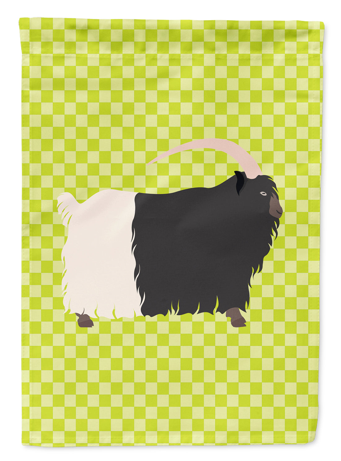 Welsh Black-Necked Goat Green Garden Flag - Outdoor Decorative Yard Fl