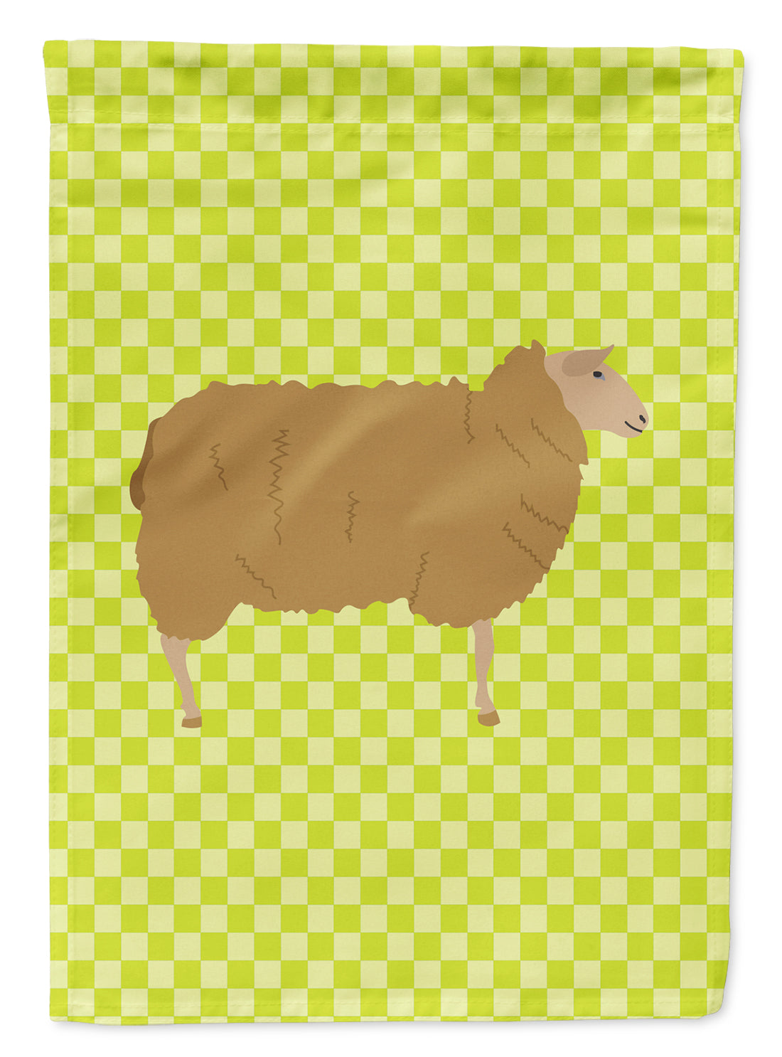 East Friesian Sheep Green Garden Flag - Outdoor Decorative Yard Flag