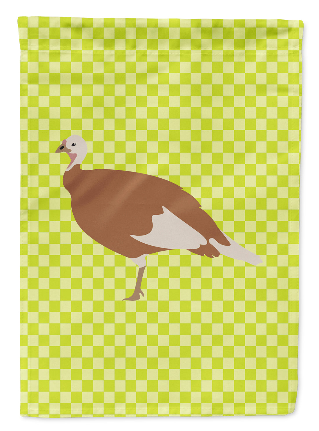 Jersey Buff Turkey Hen Green Garden Flag - Outdoor Decorative Yard Fla