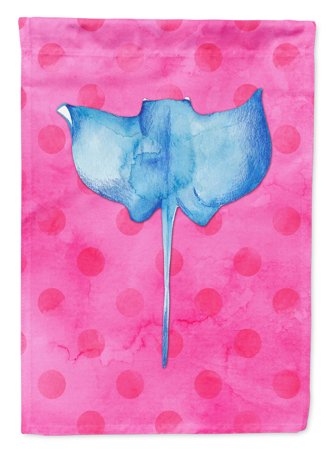 Sting Ray Pink Polkadot Garden Flag - Outdoor Decorative Yard Flag BB8