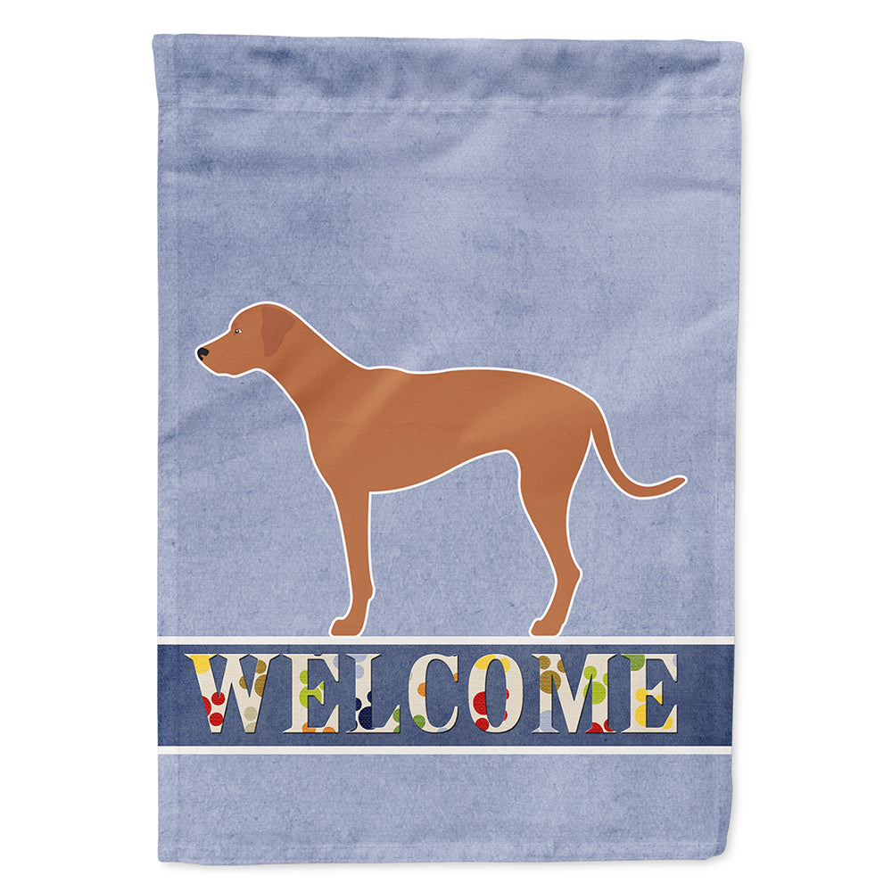 Rhodesian Ridgeback Welcome Flag Canvas House Size BB8277CHF