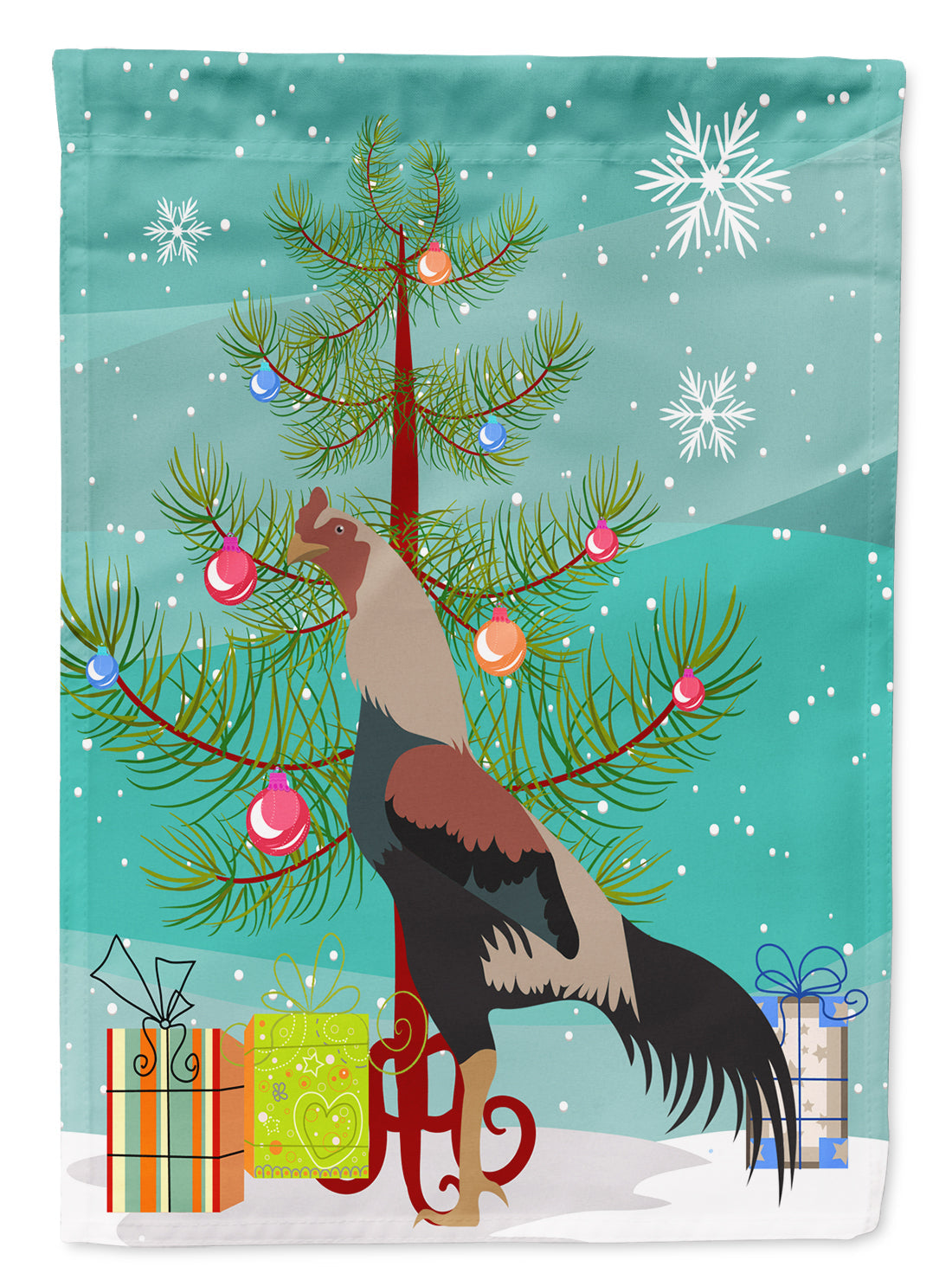 Kulang Chicken Christmas Garden Flag - Outdoor Decorative Yard Flag BB