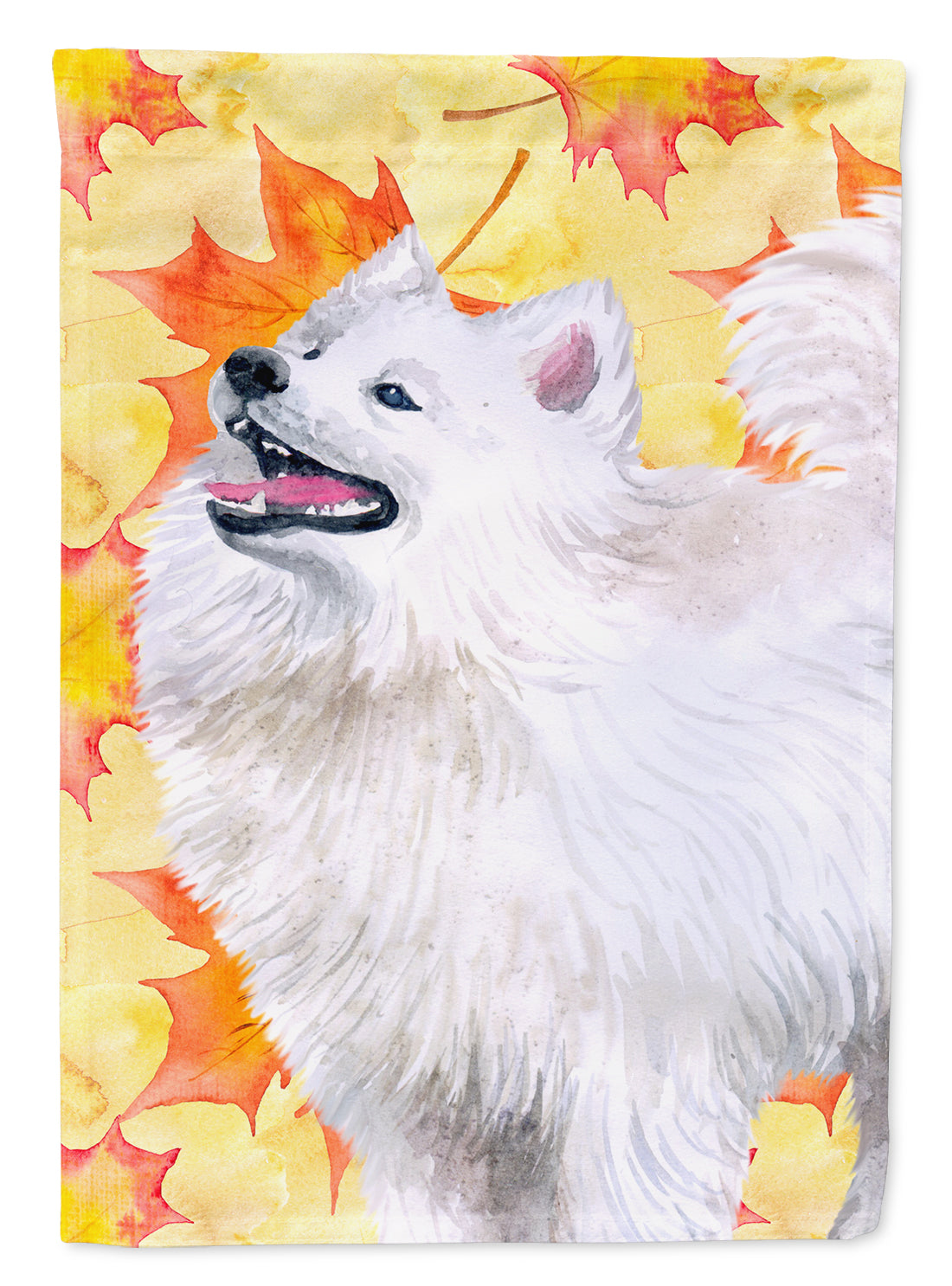 Samoyed Fall Garden Flag - Outdoor Decorative Yard Flag BB9952GF