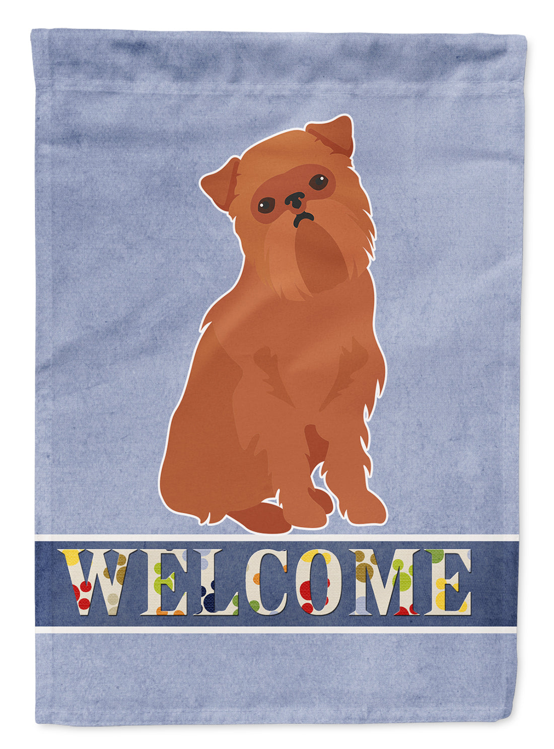 Brussels Griffon Welcome Garden Flag – Decorative Outdoor Yard Flag CK