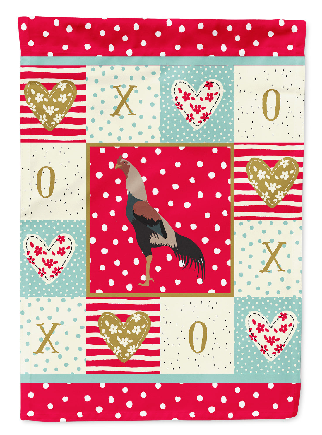 Kulang Chicken Love Garden Flag – Decorative Outdoor Yard Flag CK5265G