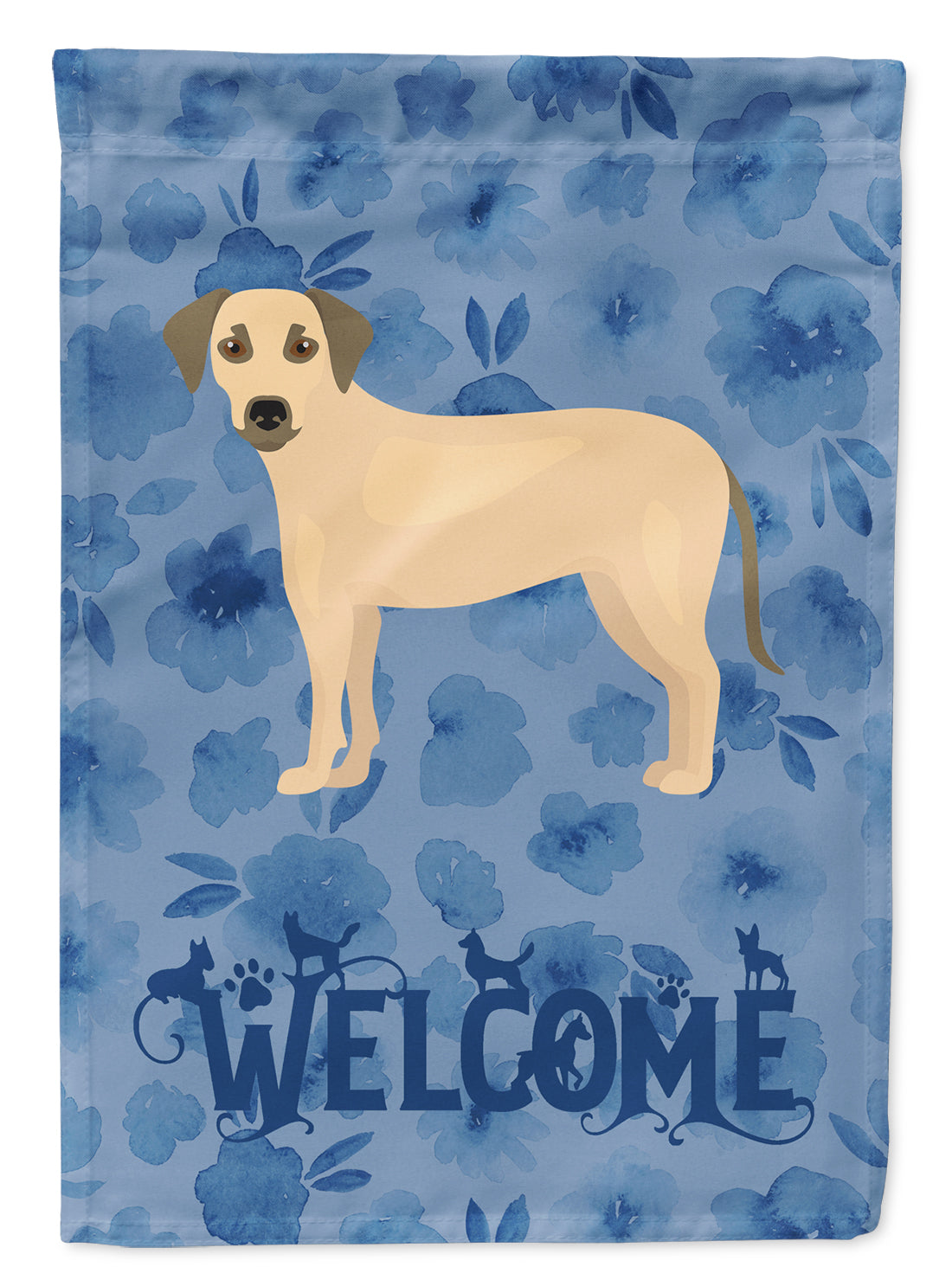 Sato Dog Welcome Flag Canvas House Size CK6047CHF