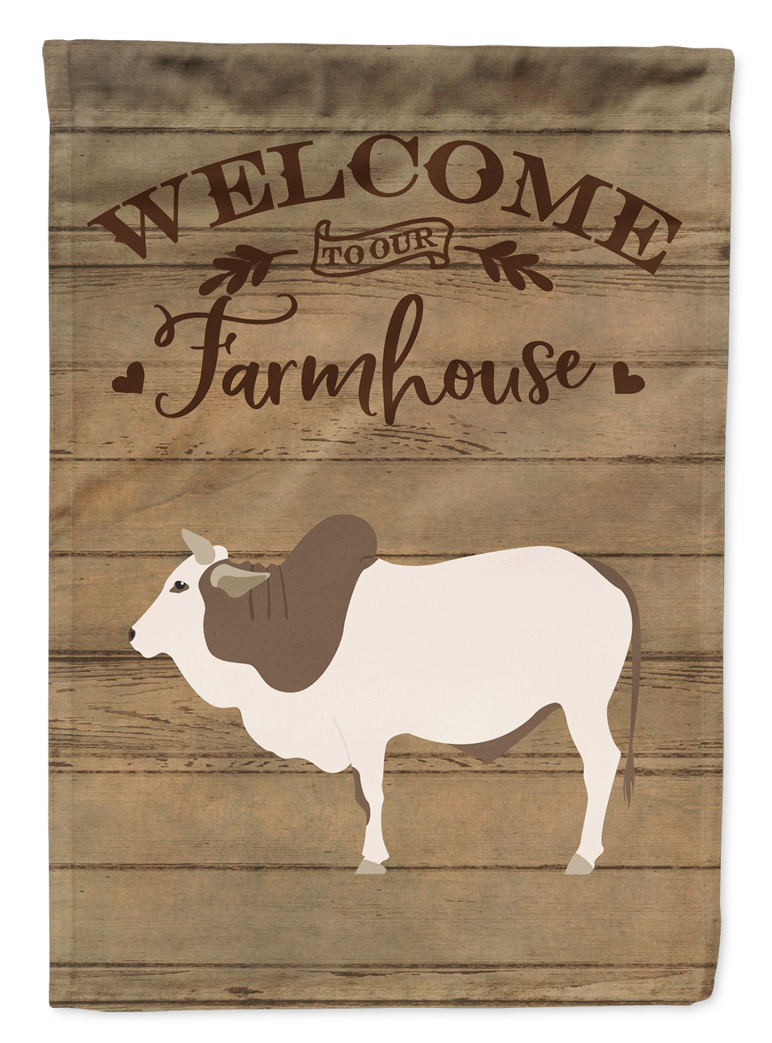 Malvi Cow Welcome Flag Canvas House Size CK6774CHF