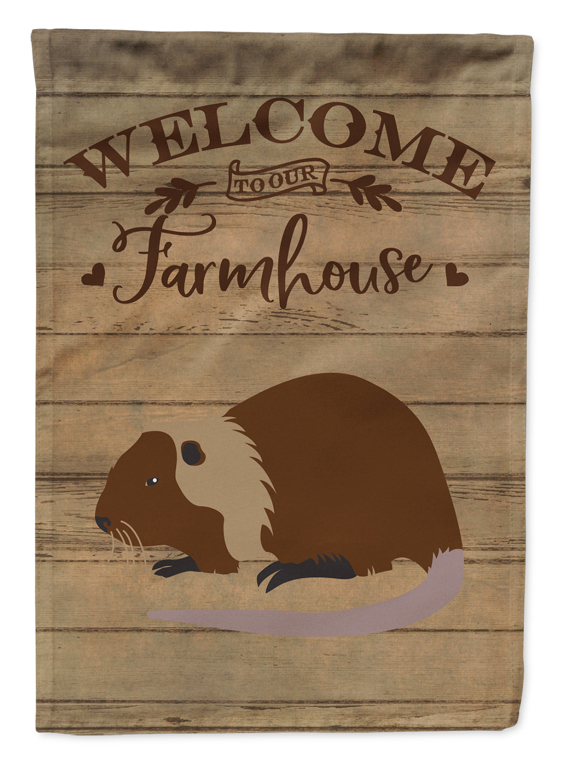 Coypu Nutria River Rat Welcome Garden Flag – Decorative Outdoor Yard F