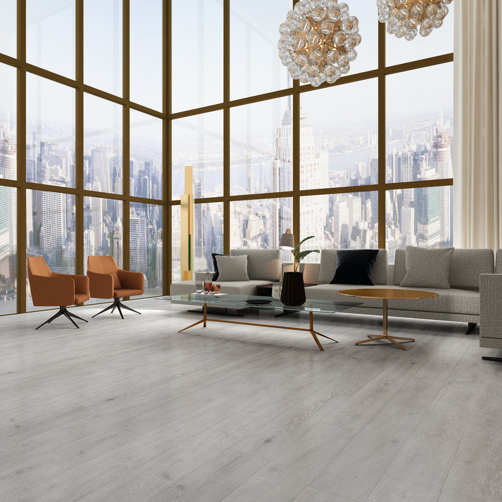 Cinder Textured/EIR 7.72"x72.83" Laminate Flooring 12.3mm - Imperial W