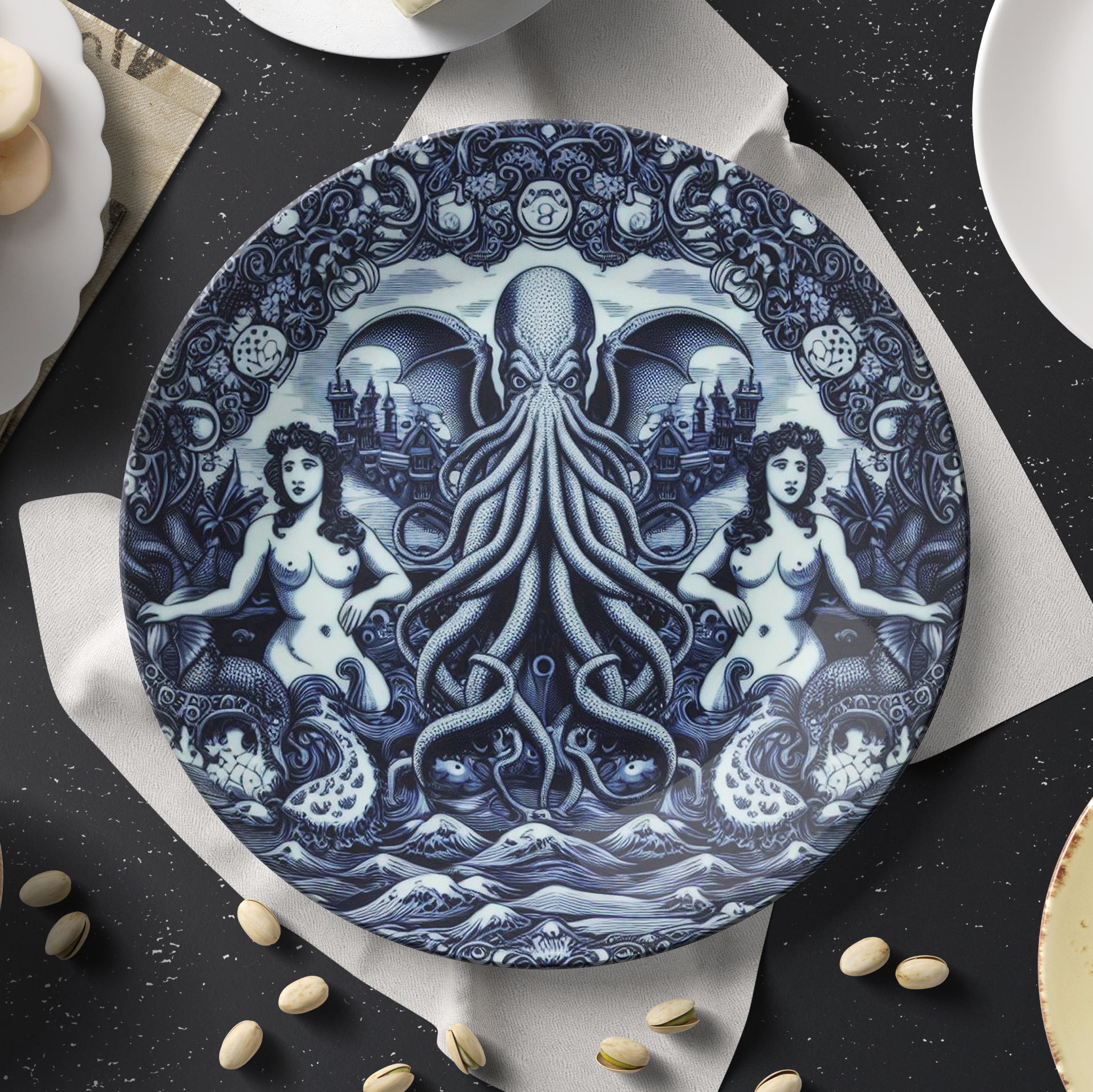 Eldritch Abyss of Cthulhu 10" Dinner Plates