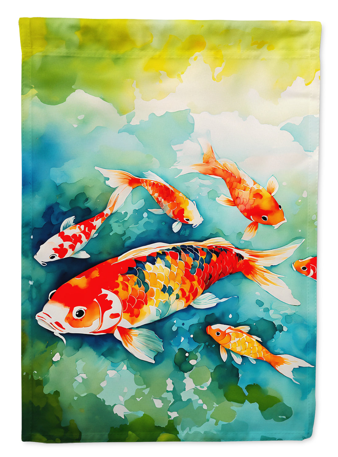 Koi Fish Garden Flag – Outdoor Decorative Yard Flag