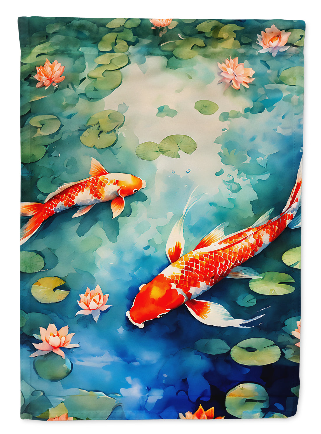 Koi Fish Garden Flag – Outdoor Decorative Yard Flag