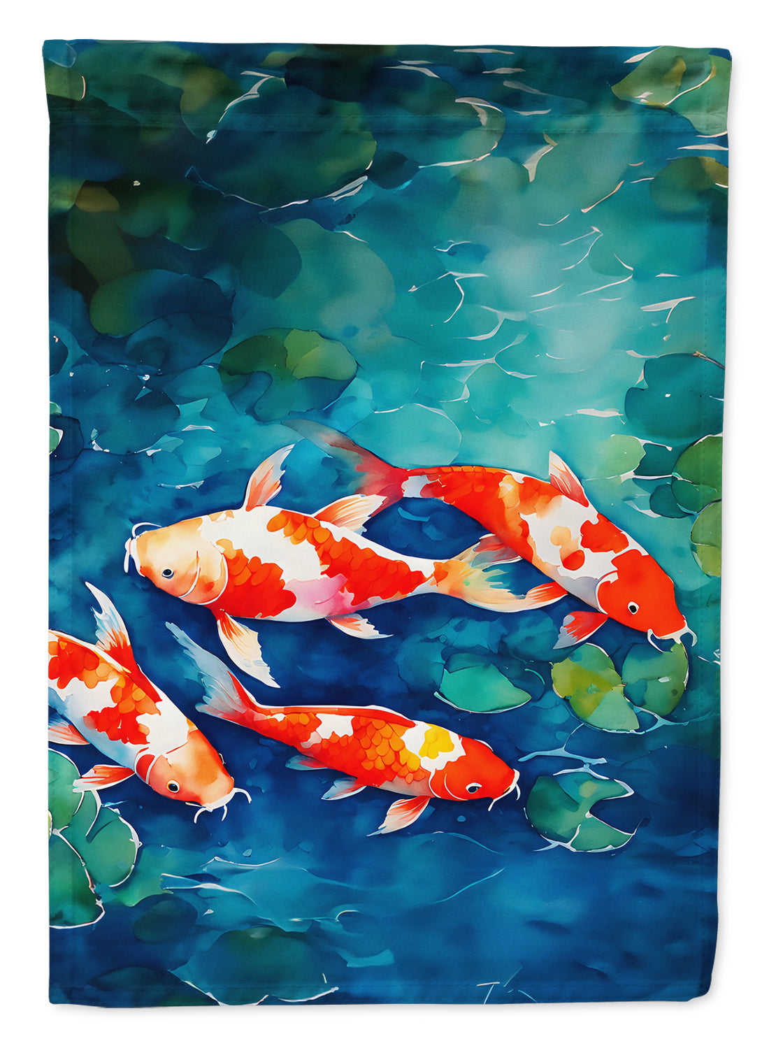 Koi Fish Garden Flag – Outdoor Decorative Yard Flag
