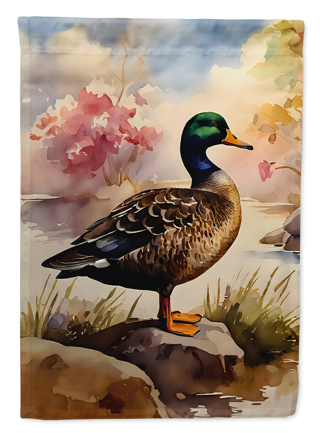 American Black Duck Garden Flag – Outdoor Decorative Yard Flag