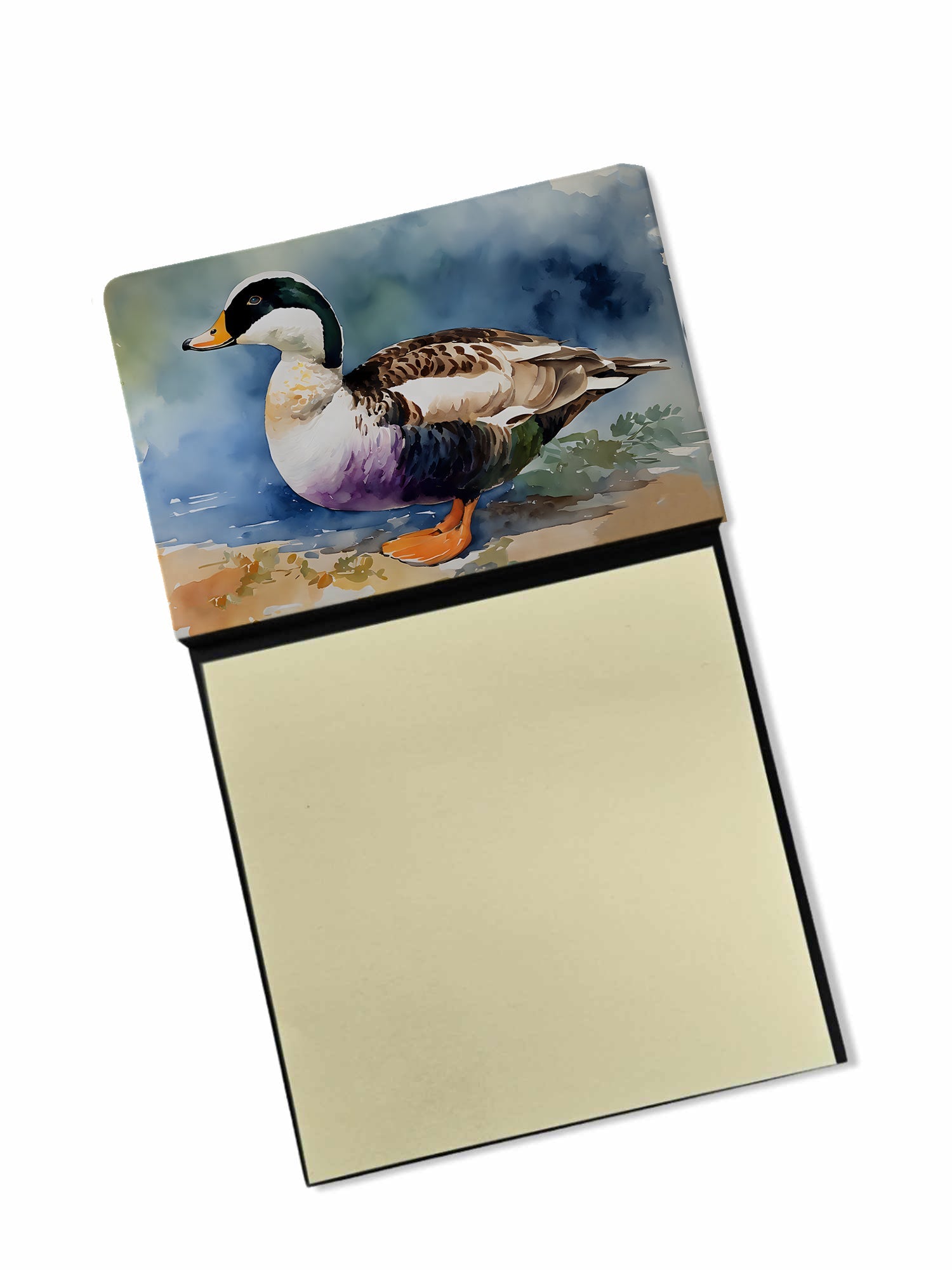 Common Eider Duck Sticky Note Holder- Refiilable Desk Accessory Note P