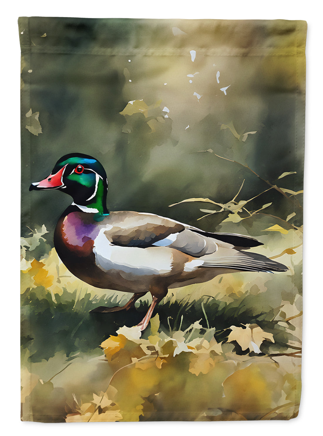 Wood Duck Garden Flag – Outdoor Decorative Yard Flag