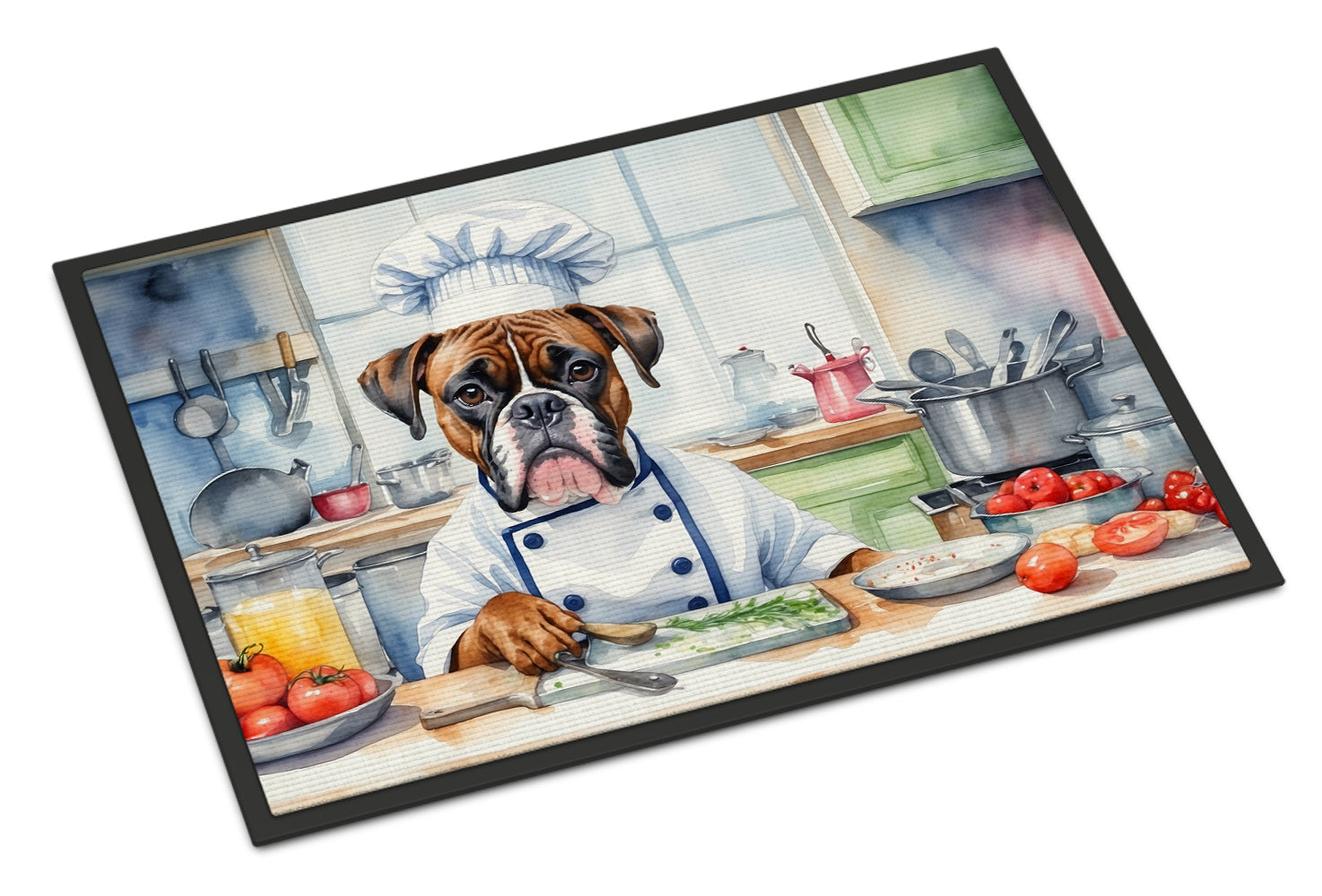 Boxer The Chef Doormat-24x36 Indoor / Outdoor Rug | Made in USA