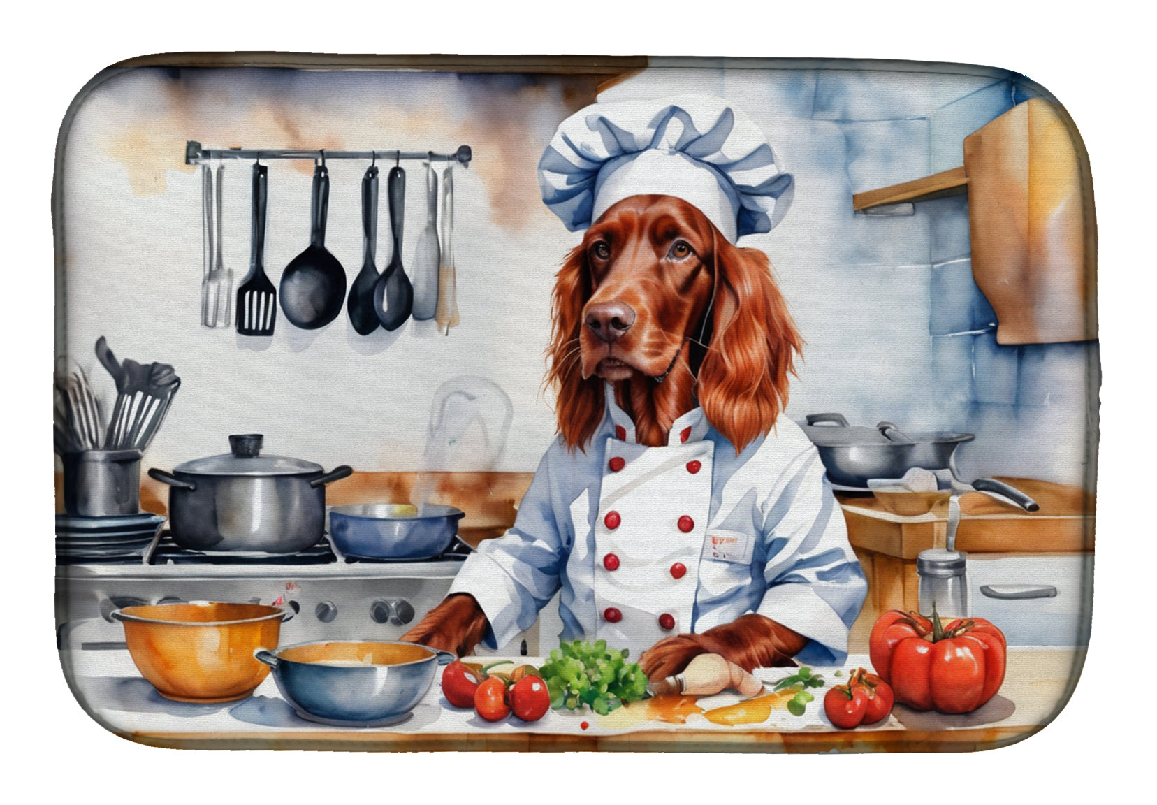 Irish Setter The Chef Dish Drying Mat