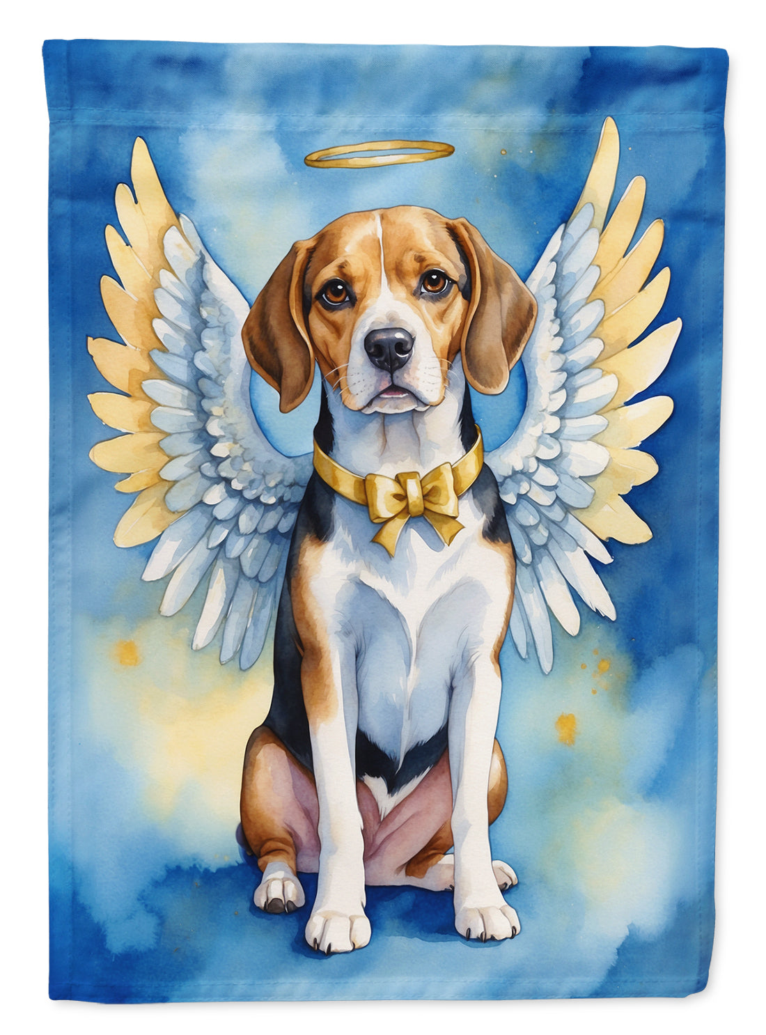 Beagle My Angel Garden Flag – Memorial or Christmas Dog Angel Decor