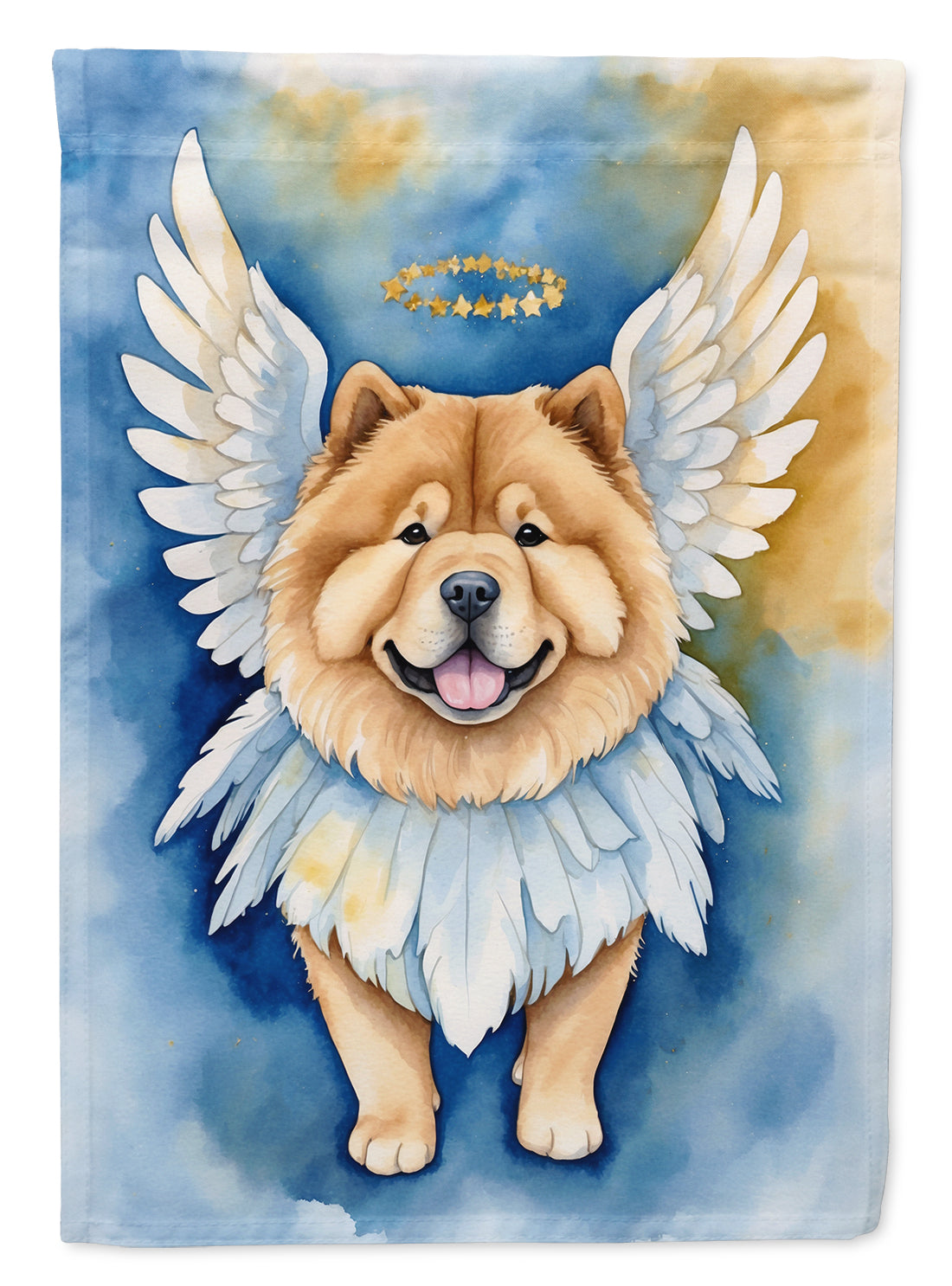 Chow Chow My Angel Garden Flag – Memorial or Christmas Dog Angel Decor