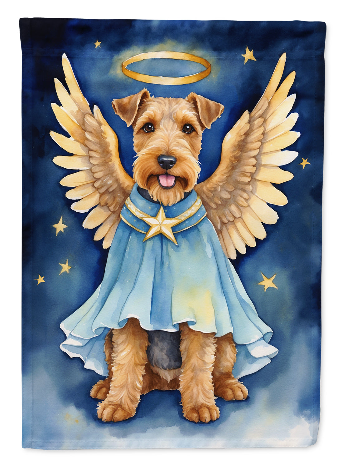 Welsh Terrier My Angel House Flag