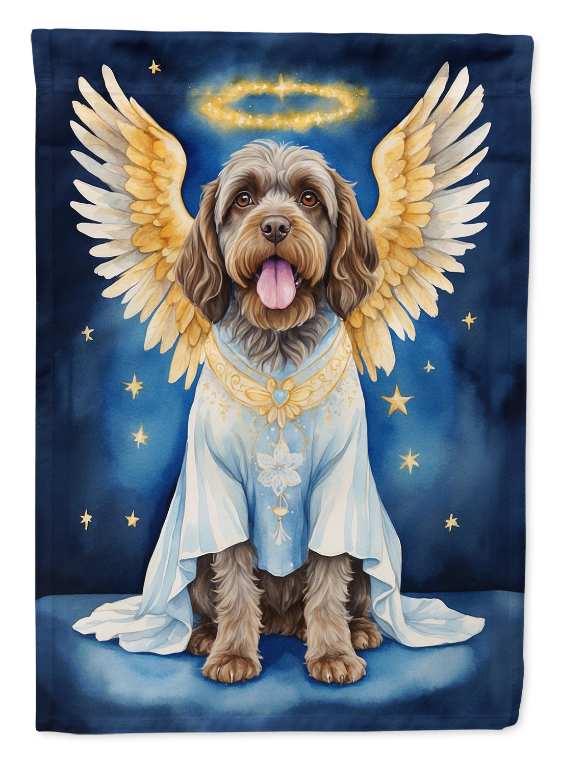 Wirehaired Pointing Griffon My Angel House Flag