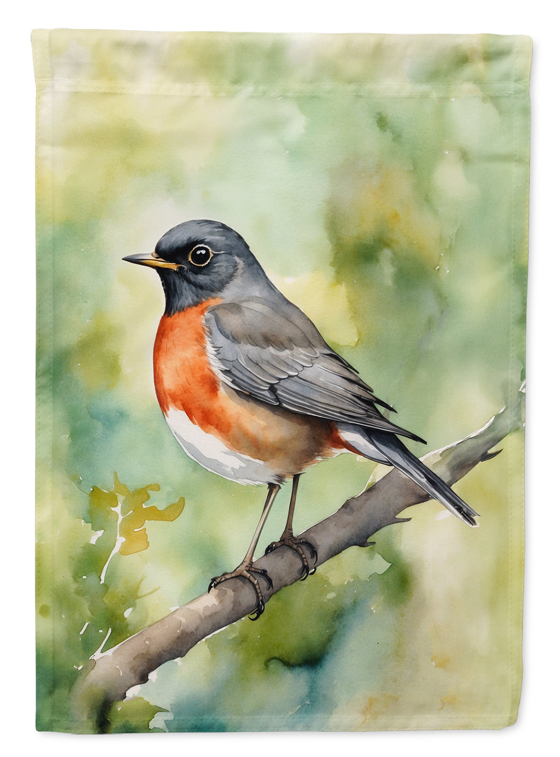 Connecticut American Robin Garden Flag – Garden Flag by Caroline's Tre