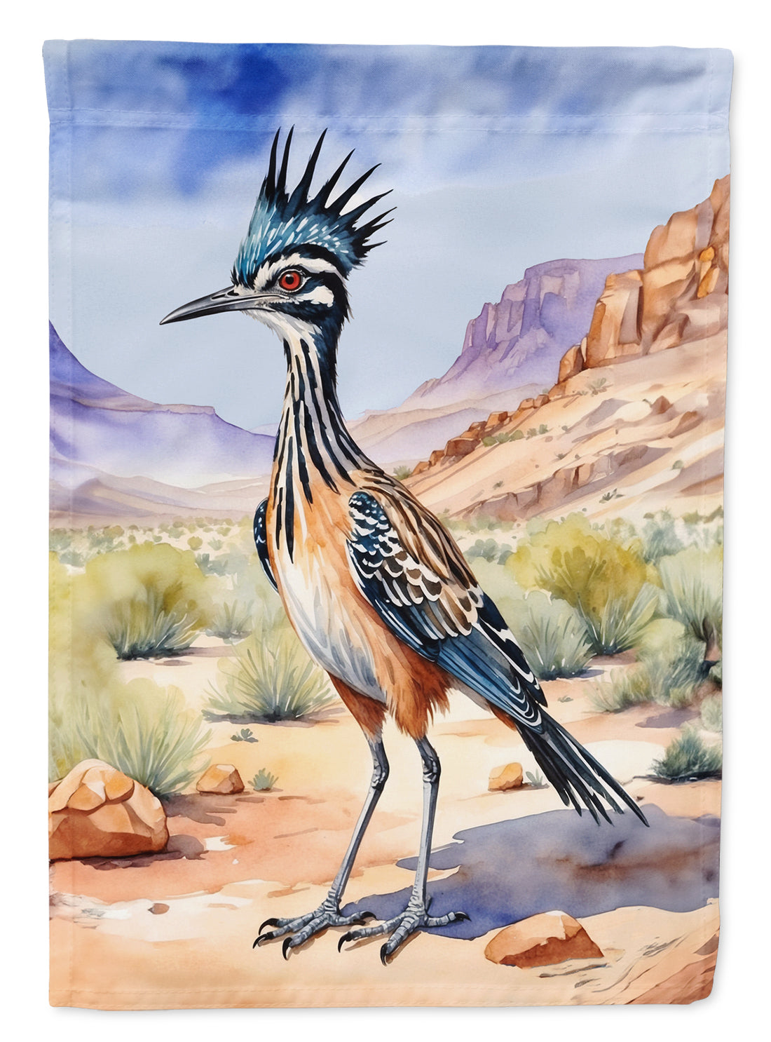 New Mexico Greater Roadrunner House Flag
