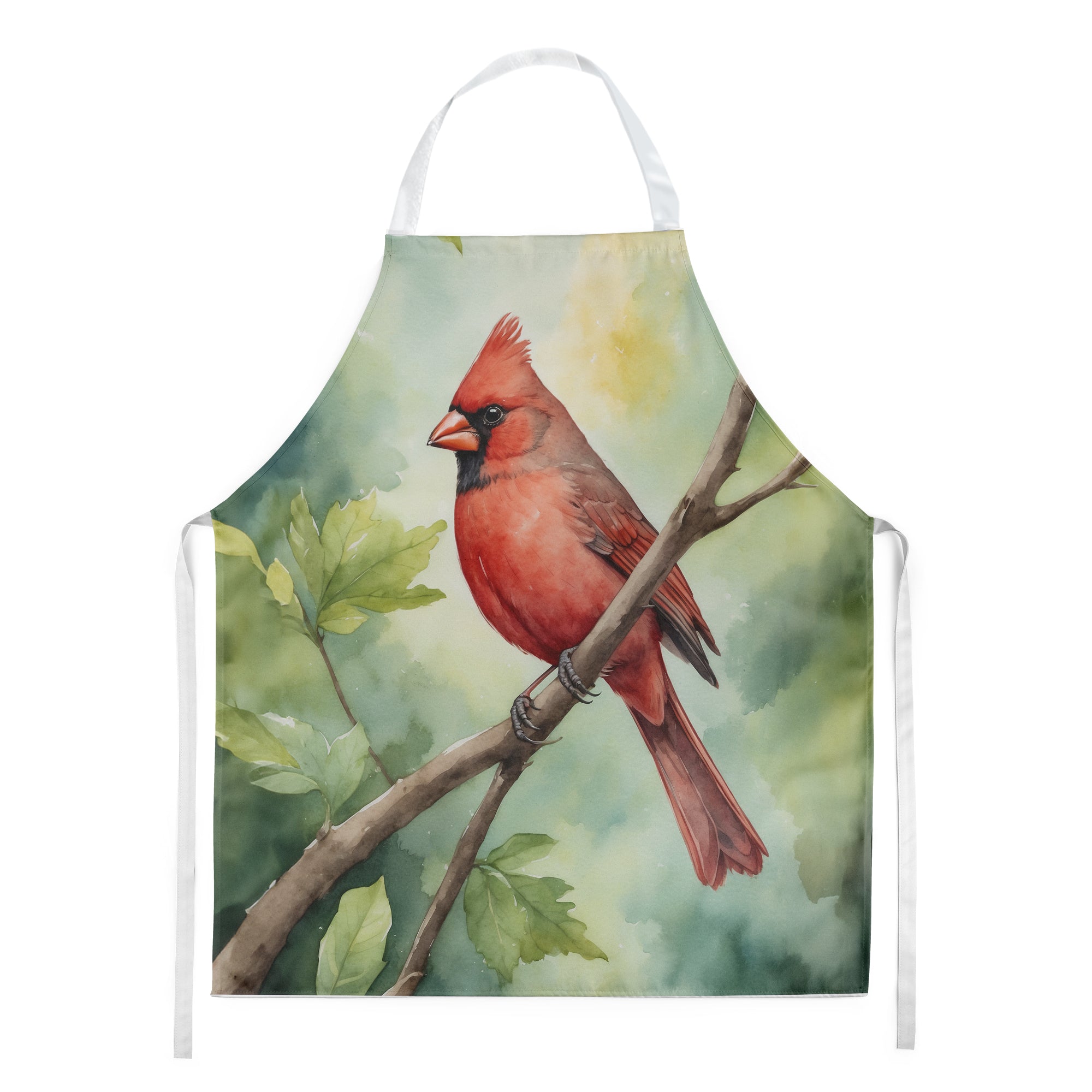 West Virginia Northern CardInal Apron – Artist-Designed Kitchen, BBQ