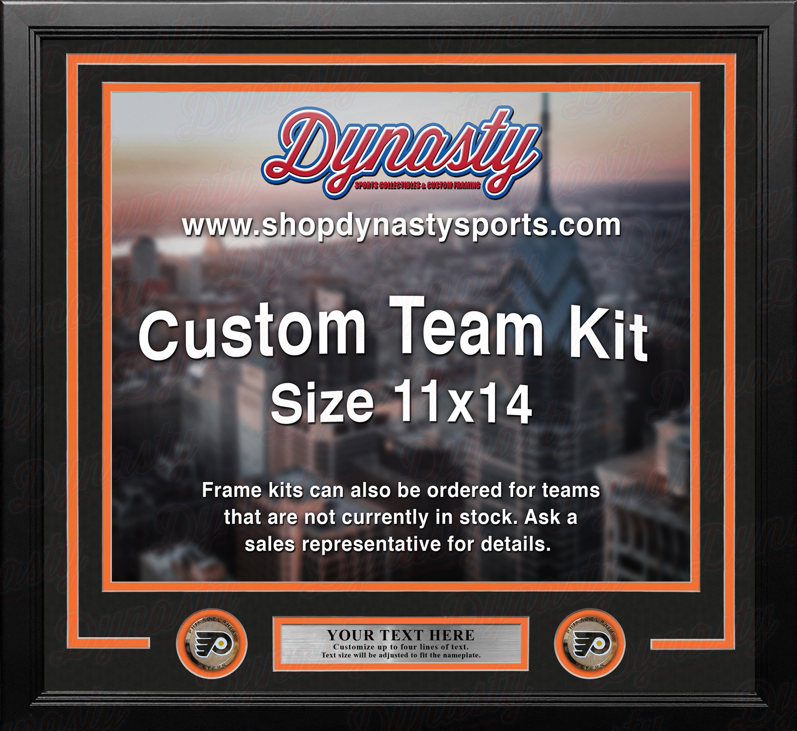 Philadelphia Flyers Custom NHL Hockey 11x14 Picture Frame Kit (Multipl