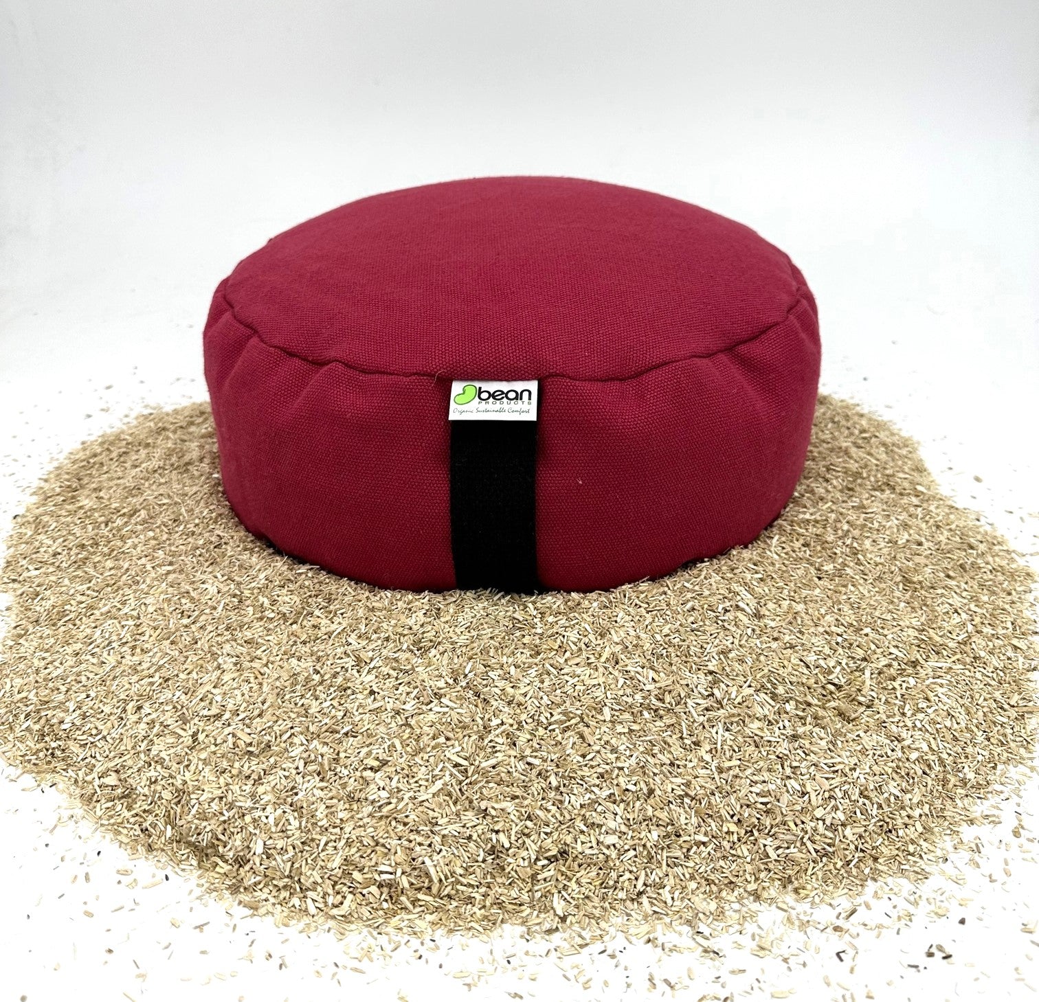 Zafu Meditation Cushion 100% Hemp - Hemp Fabric and Hemp Hurd Filling