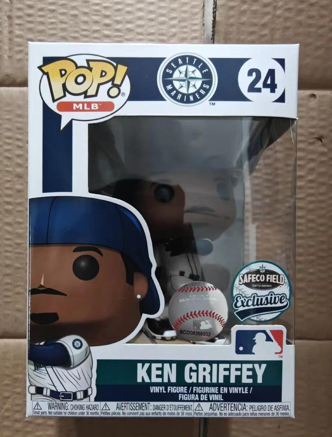 [RARE] Pop! MLB: Seattle Mariners - Ken Griffey Jr. Error Box Safeco F